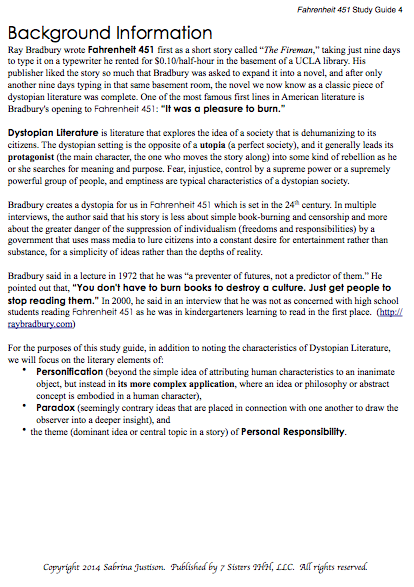 Excerpt from Fahrenheit 451