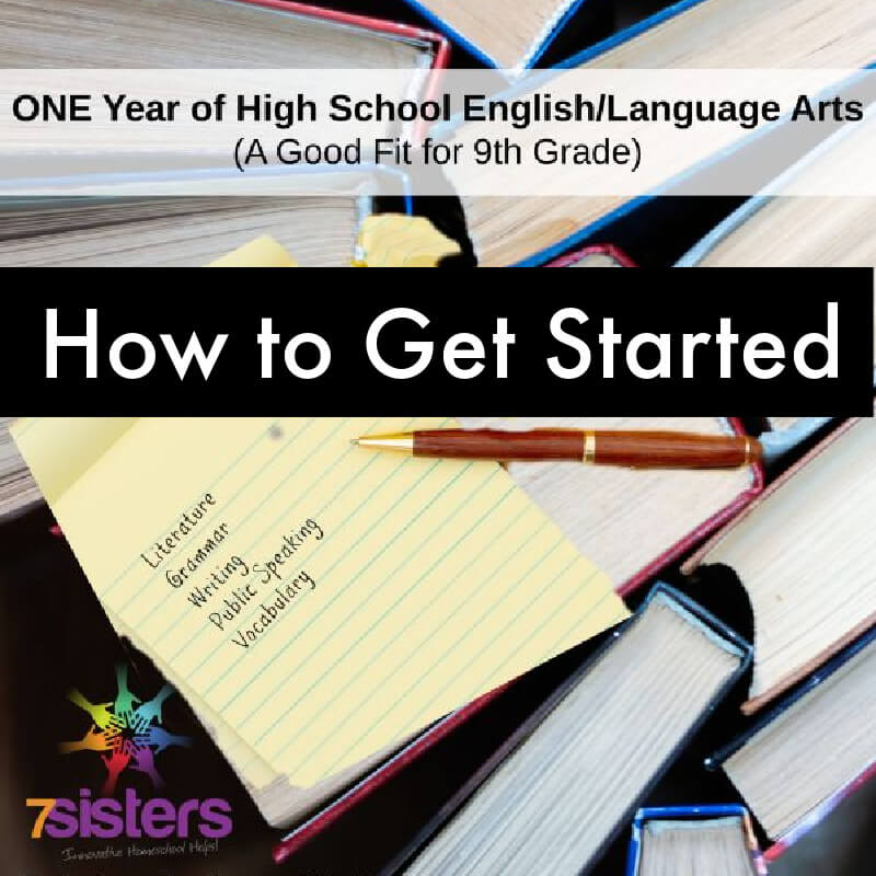 How to Get Started with One Year of High School English/Language Arts ...